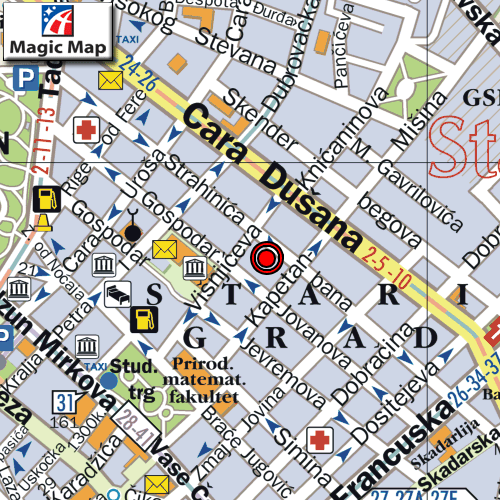 Bari Mapa Grada Sarajevo